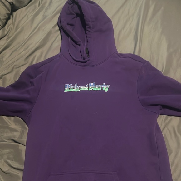 Sweaters | Purple Rick And Morty Hoodie | Poshmark